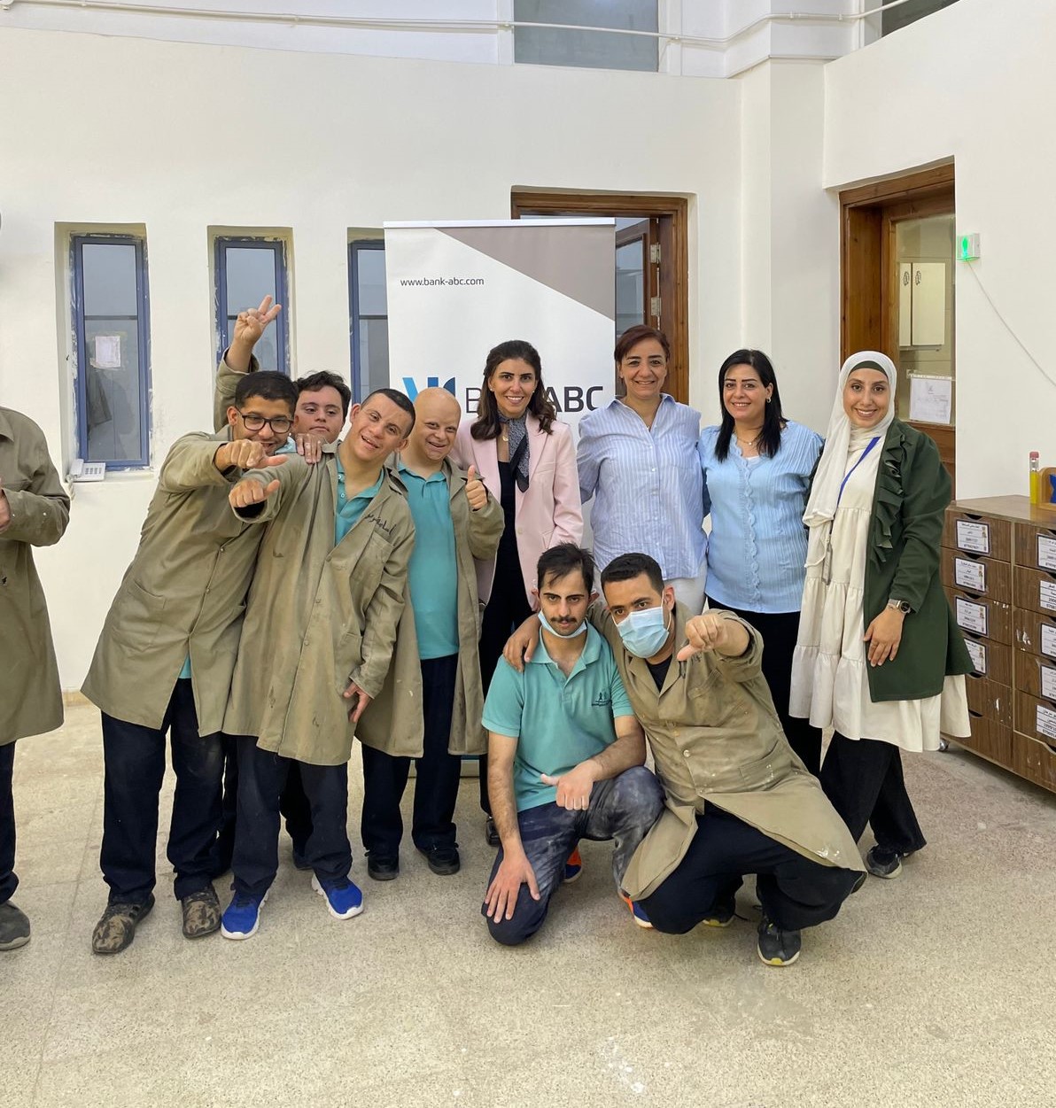 Bank ABC in Jordan Organizes a Visit to Bunayat Center